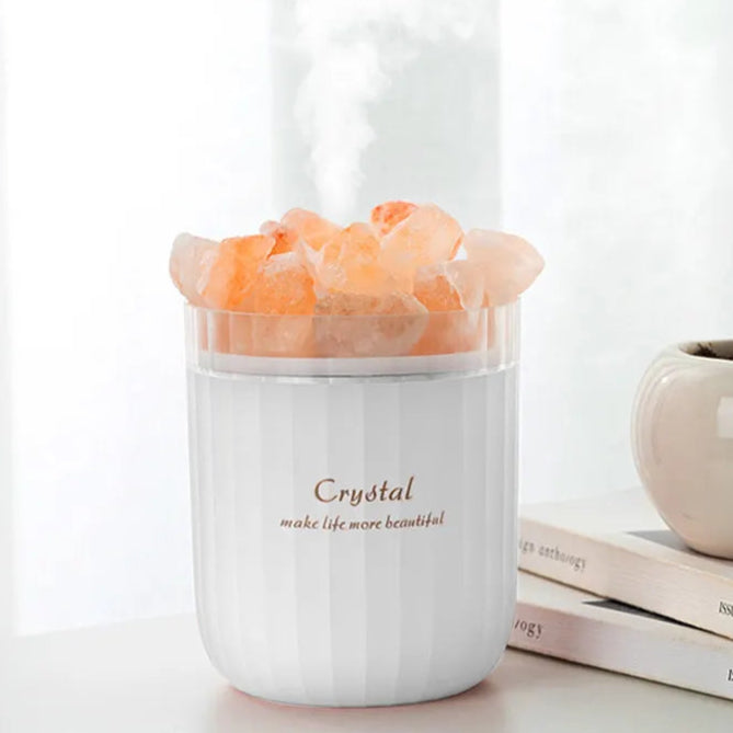 Essential Oil Humidifier with Calming Soft light and Spray Mist - Whit ...