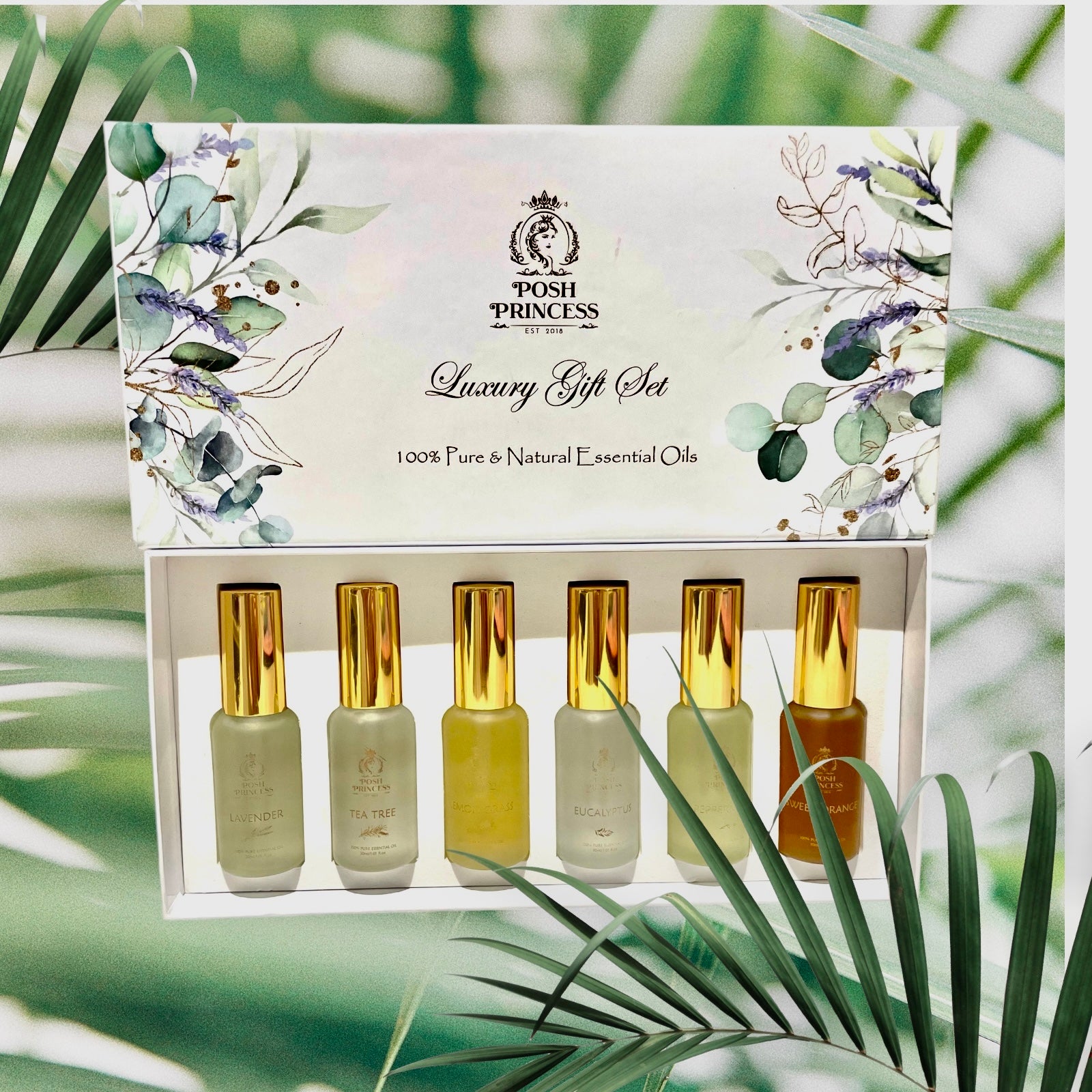 100% Pure and Natural Essential Oils Gift Box Set – A Posh Princess